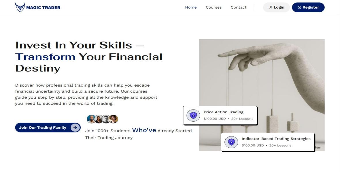 MagicTrader - Trading School - Home